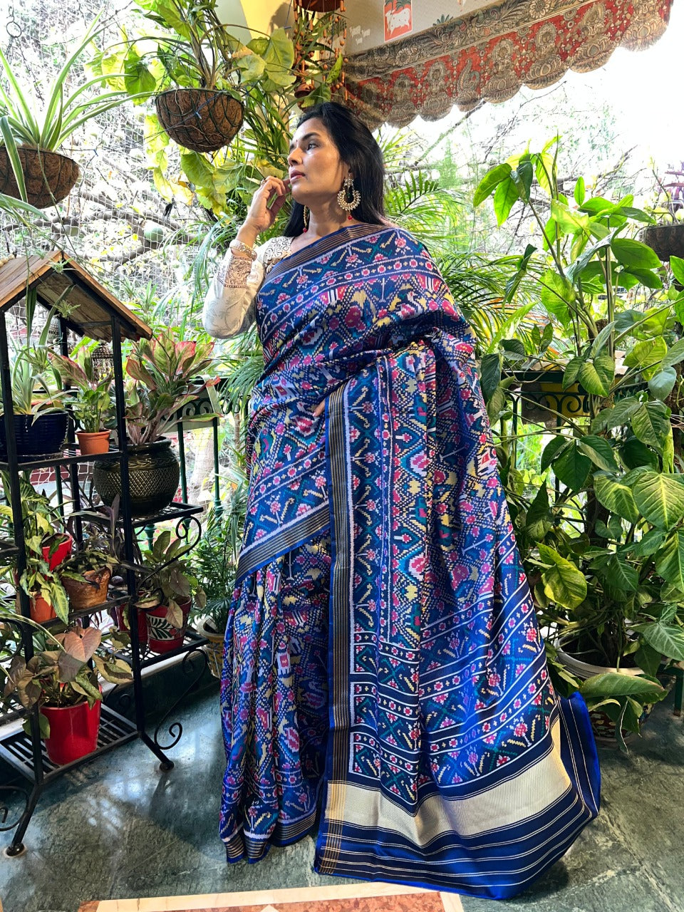 Twill silk patola in Nari kunj design – sohumsutras